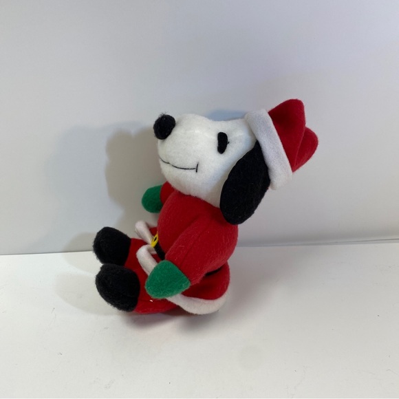 Peanuts | Toys | Peanuts Snoopy Santa Christmas Plush 8 Inch | Poshmark